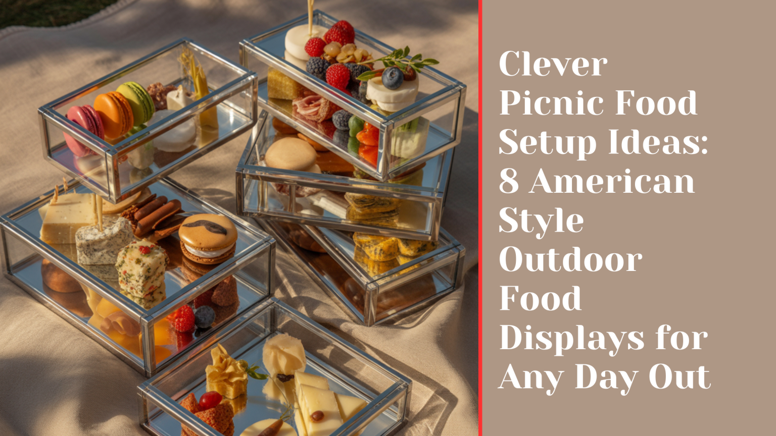 Clever Picnic Food Setup Ideas: 8 American Style Outdoor Food Displays ...